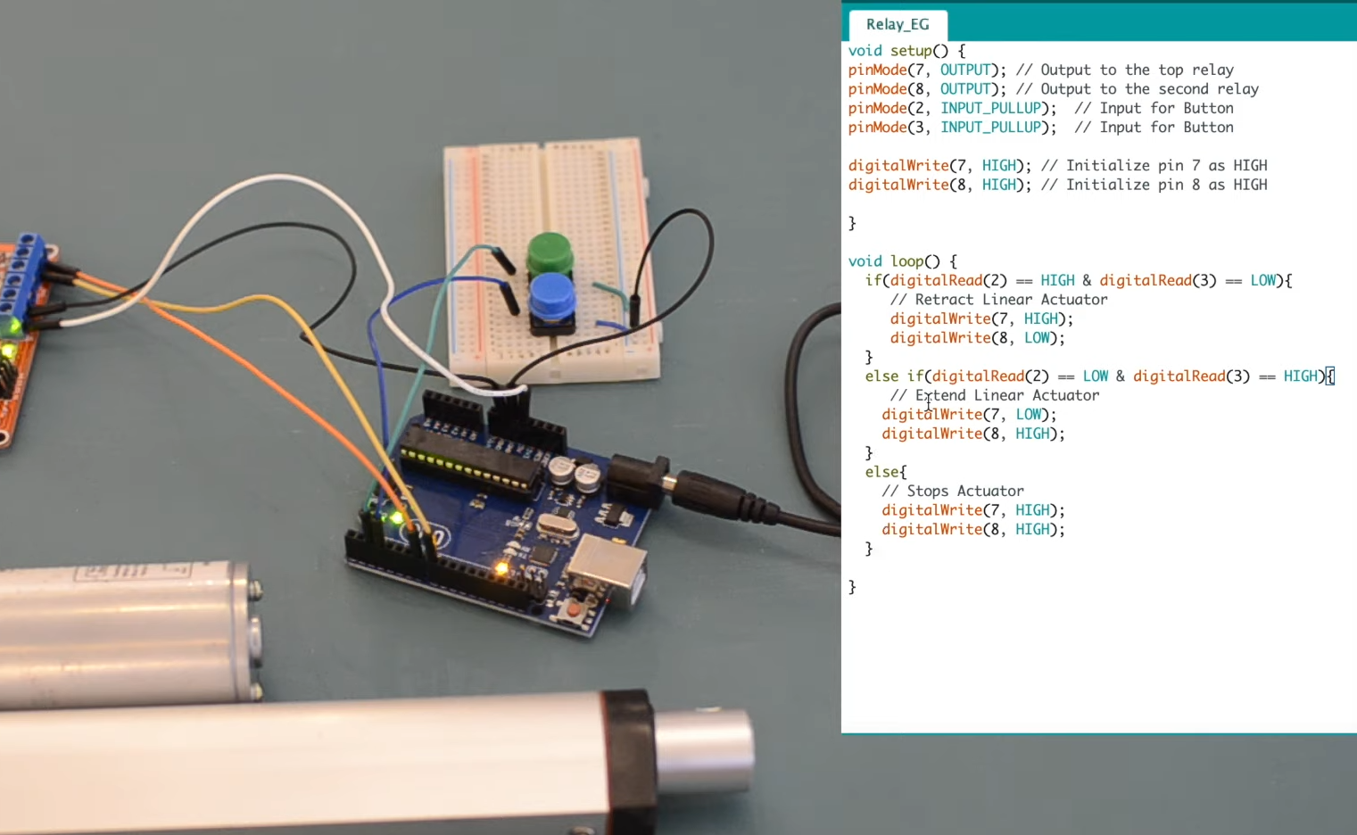 How to Control a Linear Actuator With an Arduino? - Technetron Electronics