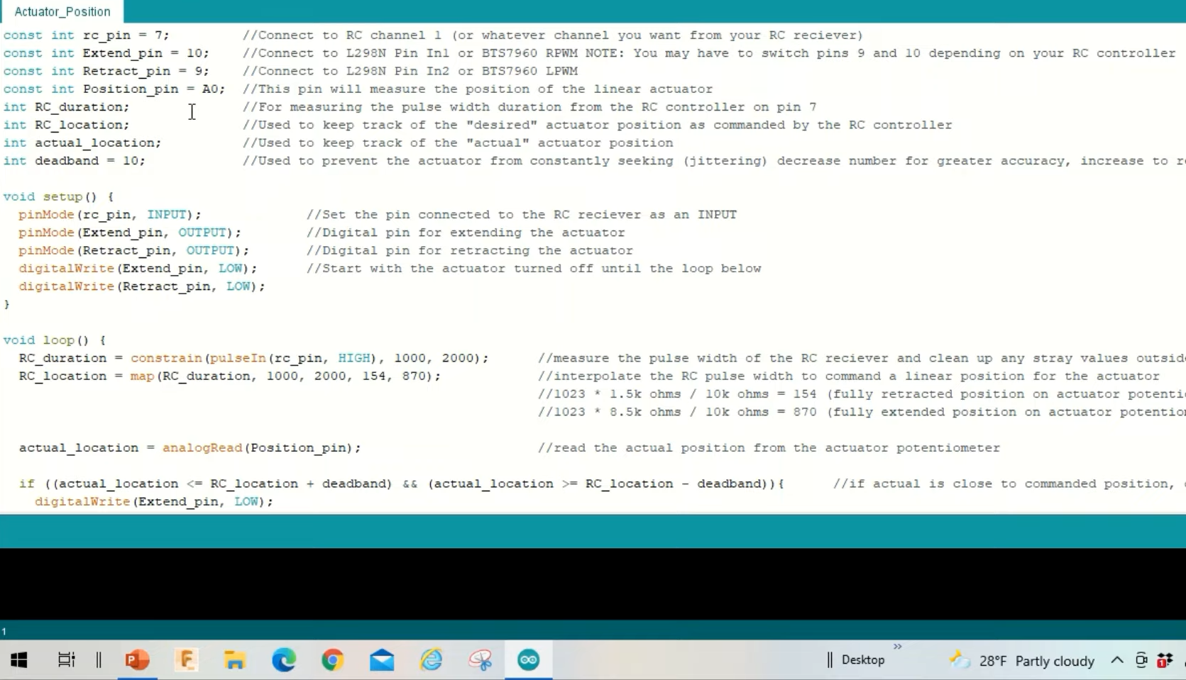 How To Control A Linear Actuator With An Arduino Technetron Electronics