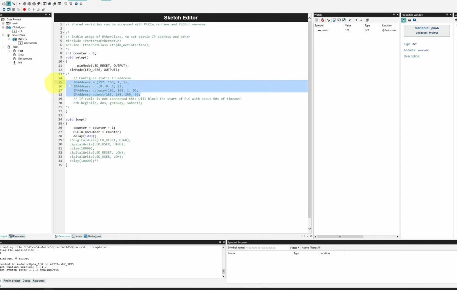 How to Program Arduino OPTA? - Technetron Electronics