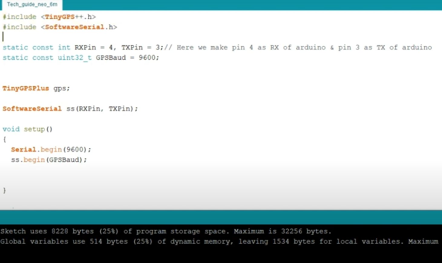 How to Setup a GPS Sensor on the Arduino? - Technetron Electronics
