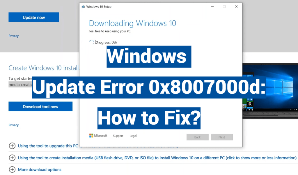 Windows Update Error 0x8007000d: How to Fix?